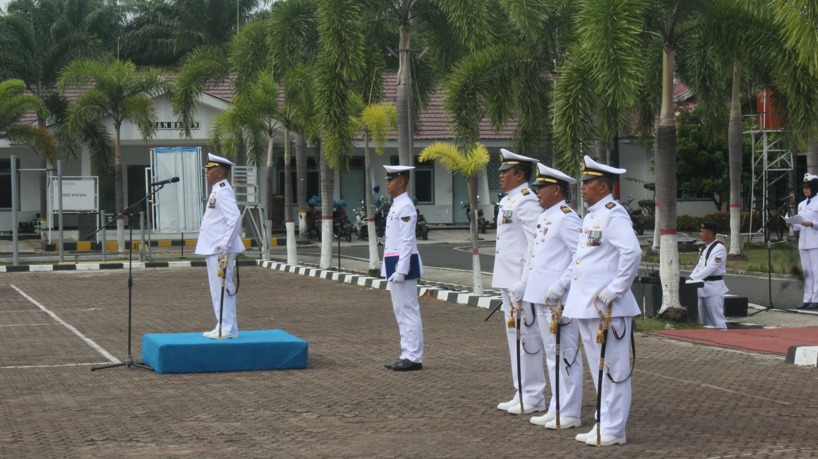 Upacara Hut Ke 78 Tni Al Palaksa Lanal Bengkulu Bacakan Amanat